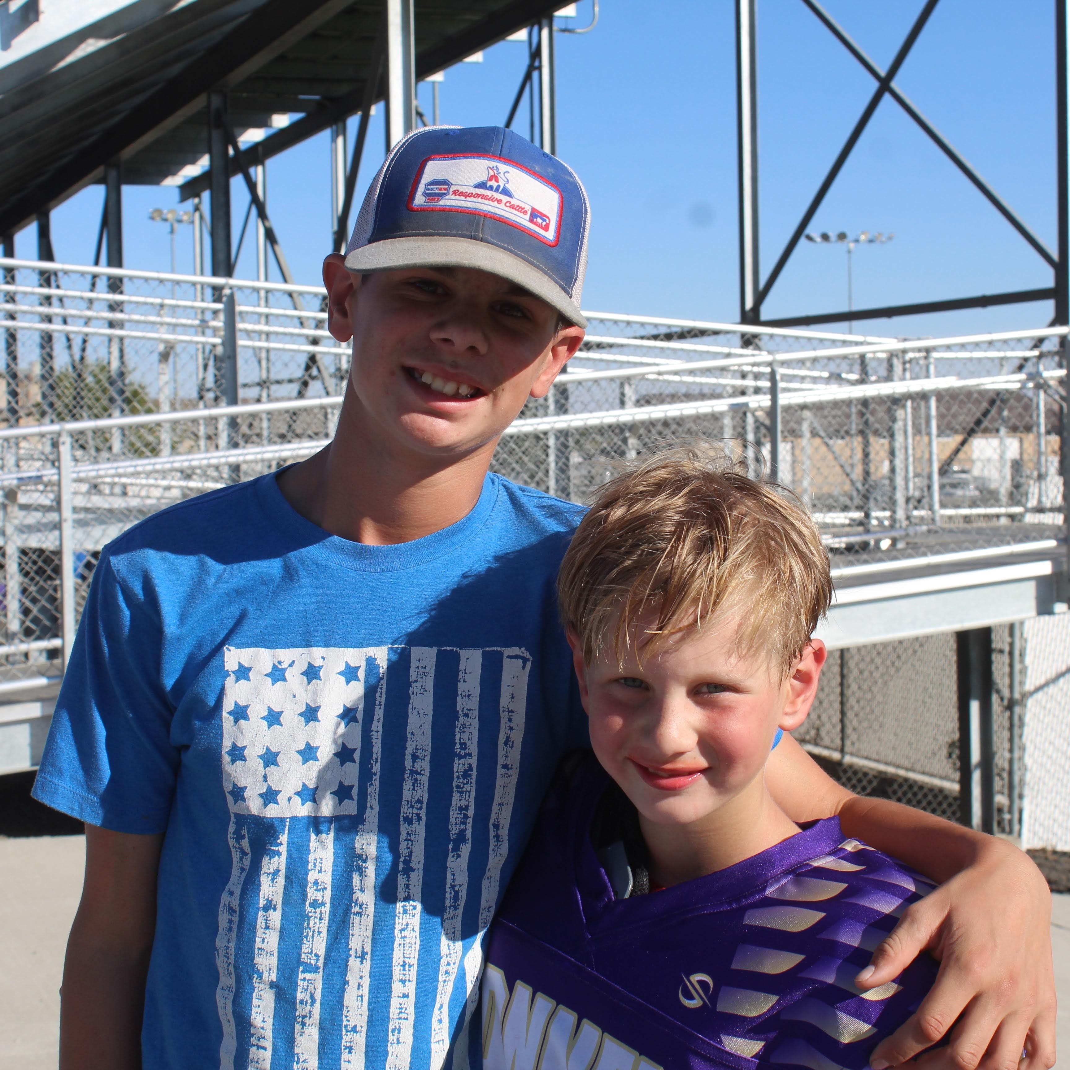 Kade and Jax Sept 2021- football | KT Ranch